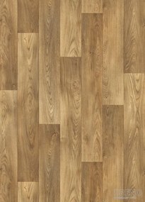 Breno PVC SMARTEX Sugar Oak 634D - tmavé dřevo, šíře 100 cm