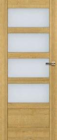 Interiérové dveře vasco doors BRAGA model 5 Průchozí rozměr: 70 x 197 cm, Orientace dveří: Levé dveře, Dekor: Dub Aljaška