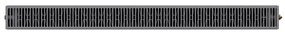 Mexen CF22, plochý panelový radiátor 600 x 1300 mm, spodní připojení, 2057 W, antracitová, W622F-060-130-66