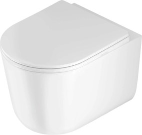 Deante Toilet bowl, with seat, rimless