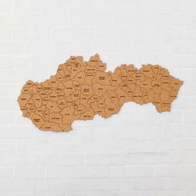 DUBLEZ | Korková mapa okresů Slovenska | Obraz