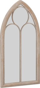 Costway Farma okenní rám zrcadlo zakřivené nástěnné – 111,5 × 60,5 × 3,5 cm