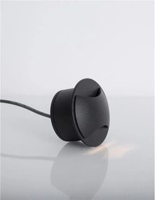 NV 9944142 Venkovní zapuštěné svítidlo do zdi JOYA černý hliník LED 3W 3000K 100-240V 19st. IP65 - NOVA LUCE