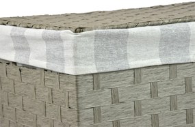Vingo Koš na prádlo šedý Rozměry (cm): 36x26, v. 58