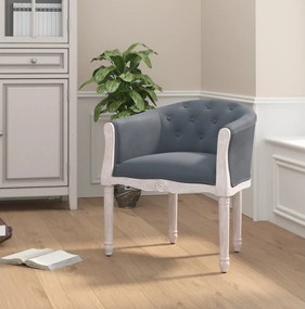 vidaXL Jídelní židle samet [344505] Barva: Tmavě šedá