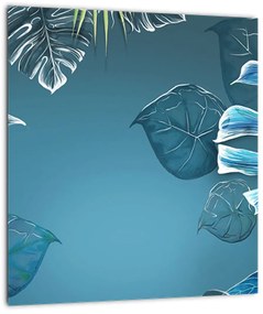 Obraz - Listy tropických rostlin (30x30 cm)
