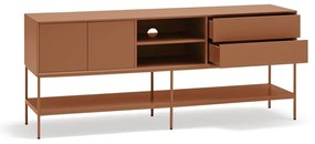 TV stolek v cihlové barvě 175x74x45 cm Platt – Teulat
