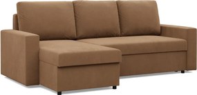 Rohová rozkládací sedací souprava Neo - rovný bok - model 2