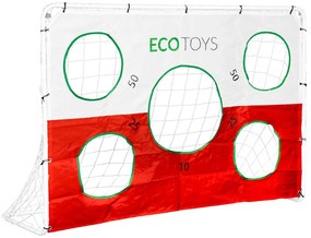 Tréninková fotbalová branka s terčem OLA Ecotoys 180x122cm