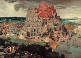 Puzzle Ricordi Arte 1000 dílků - Babylónská věž