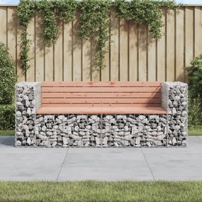 Zahradní lavice gabionový design 184x71x65,5 cm masiv douglasky 3196237