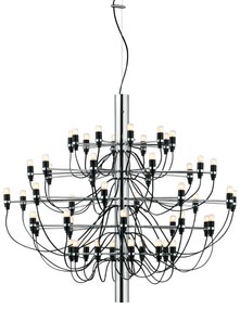 Flos A1501057 2097-50, luxusní chromový lustr, 50x15W E14 mléčná, prům. 100cm, výška 88cm