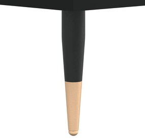 Konferenční stolek černý 60x50x36,5 cm kompozitní dřevo - Default Title