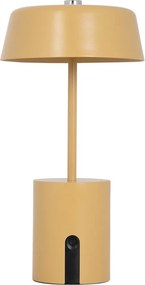 Okrově žlutá kovová LED stolní lampa (výška 22,5 cm) Elemental LED – Leitmotiv