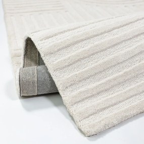 Slonovinový ručně tkaný vlněný koberec 200x290 cm Zen Garden – Flair Rugs