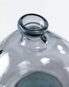 Modrá váza z recyklovaného skla (výška 33 cm) Brenna – Kave Home