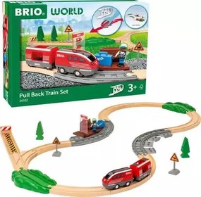 BRIO Vlaková sada s natahovacím vláčkem