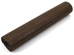 Plastová ratanová stínící rohož &quot;umělý ratan&quot; (tmavý ořech) - 300 x 75 cm