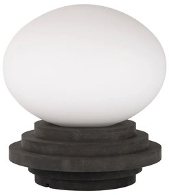 Bílo-šedá stolní lampa Amfi - Markslöjd
