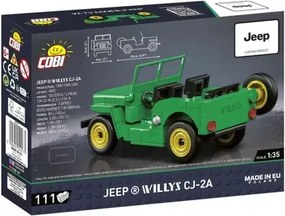 COBI 24517 Jeep Willys CJ-2A / 111 kostek / 1:35 / od 6 let
