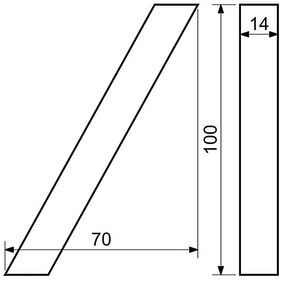 Domovní čísla RICHTER 3D (HLINÍK), 2