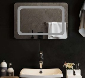 vidaXL Koupelnové zrcadlo s LED osvětlením 60x40 cm [151782]