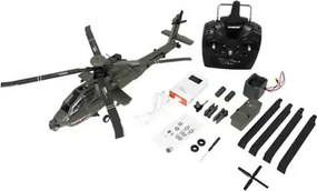 AMEWI RC helikoptéra Apache AH-64D zelená / 1:32 / RTF / 6 kanálů / 2.