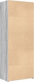 Skříň highboard šedá sonoma 70 x 42,5 x 185 cm kompozitní dřevo 3281376