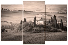 Obraz na plátně - Italská venkovská krajina 1156QC (135x90 cm)