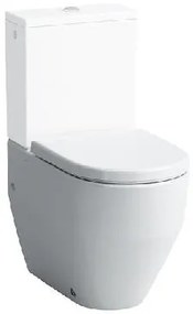 Laufen Pro - Stojící WC kombi mísa, 65x36 cm, zadní/spodní odpad, s LCC, bílá H8259524000001