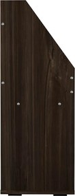 Dětský regál na časopisy kouřový dub 71 x 30 x 78,5 cm kompozit 339520