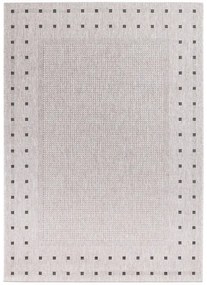 DEVOS-CABY Kusový koberec FLOORLUX / 20329 SILVER-BLACK BARVA: Šedá, ROZMĚR: 240x330 cm