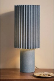 Modrá lněná stolní lampa (výška 45 cm) Harriet – Jotex