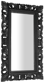 Sapho SAMBLUNG zrcadlo ve vyřezávaném rámu 40x70cm, černá IN113
