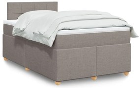 Box spring postel s matrací taupe 120x200 cm textil 3288951