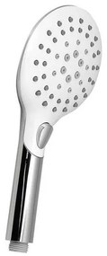Sapho Ruční sprcha s tlačítkem, 6 režimů sprchování, průměr 120mm, ABS/chrom/bílá 1204-20