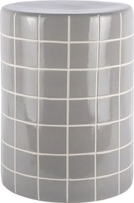 Keramický kulatý odkládací stolek ø 33 cm Retro Tiles – Leitmotiv