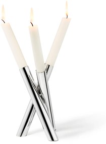 Philippi PERPLEX Nerezový svícen na 3 svíčky 19x11 cm