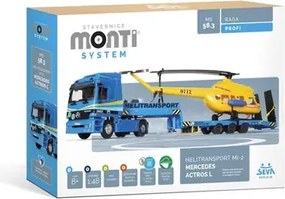 SEVA Stavebnice Monti System MS 58.3 Helitransport MI-2 Mercedes Actro