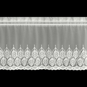 KRÁTKÁ ZÁCLONA NA PÁSCE NIRA 150X40 CM KRÉMOVÁ