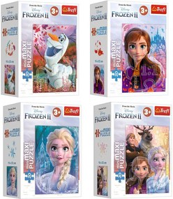 Trefl TR PUZZLE MiniMaxi Frozen 2 (Ledové Království) 16x22cm 20 dílků 4 druhy tr56022