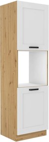 Kuchyňská skříňka LUNA 60 DP-210 2F korpus: dub artisan, barva dvířek: bílá