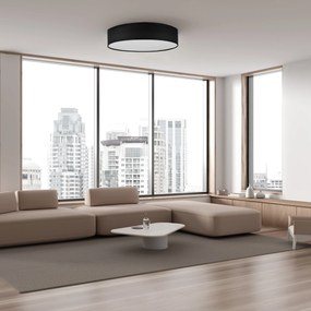 TK Lighting Černé stropní svítidlo Rondo 780mm pro žárovku 6x E27 TK4409