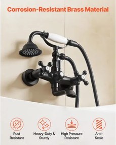 Vanová baterie Clawfoot VEVOR, 140 × 220 × 300 mm