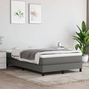 Rám postele s boxspringem tmavě šedá 120 x 200 cm textil 3120501