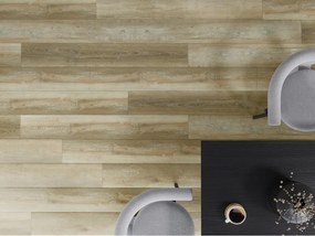 Mexen West Orange vinylové panely 1240 x 182 mm SPC 6,5 mm, podložka IXPE 1,5 mm, 4 V-drážka, Dub