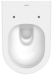 Duravit D-Neo - Závěsné WC Duravit Rimless s HygieneGlaze 370 x 540 mm, bílá 2578092000