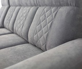 Sedací souprava BOSTON 175x255 cm | EXTRA VYSOKÝ sedák a záda | rozkládací s úložným prostorem | béžová