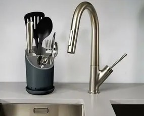 Joseph Joseph Dock šedá / odkapávač na příbory / plast / Bez BPA