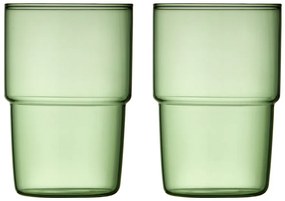 Lyngby Glas Sklenice na vodu Torino 40 cl (2ks) Green
